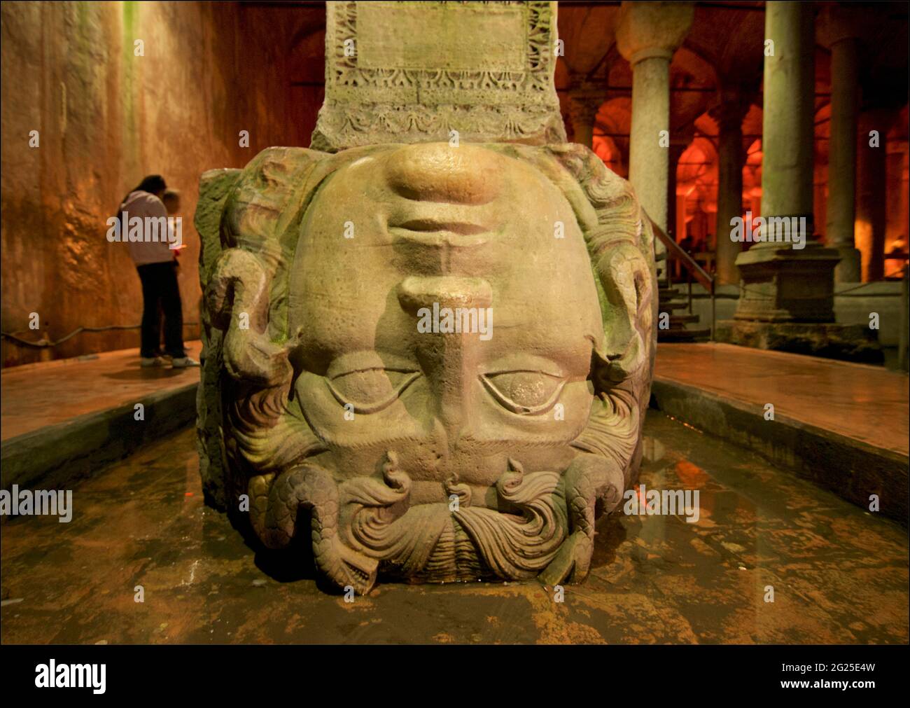 The Basilica Cistern, or Cisterna Basilica (Turkish: Yerebatan Sarnõcõ ...