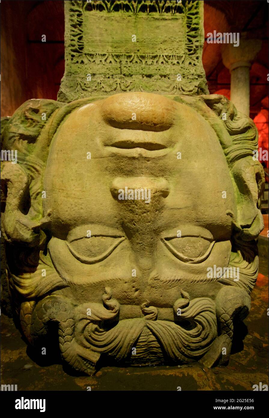 The Basilica Cistern, or Cisterna Basilica (Turkish: Yerebatan Sarnõcõ ...