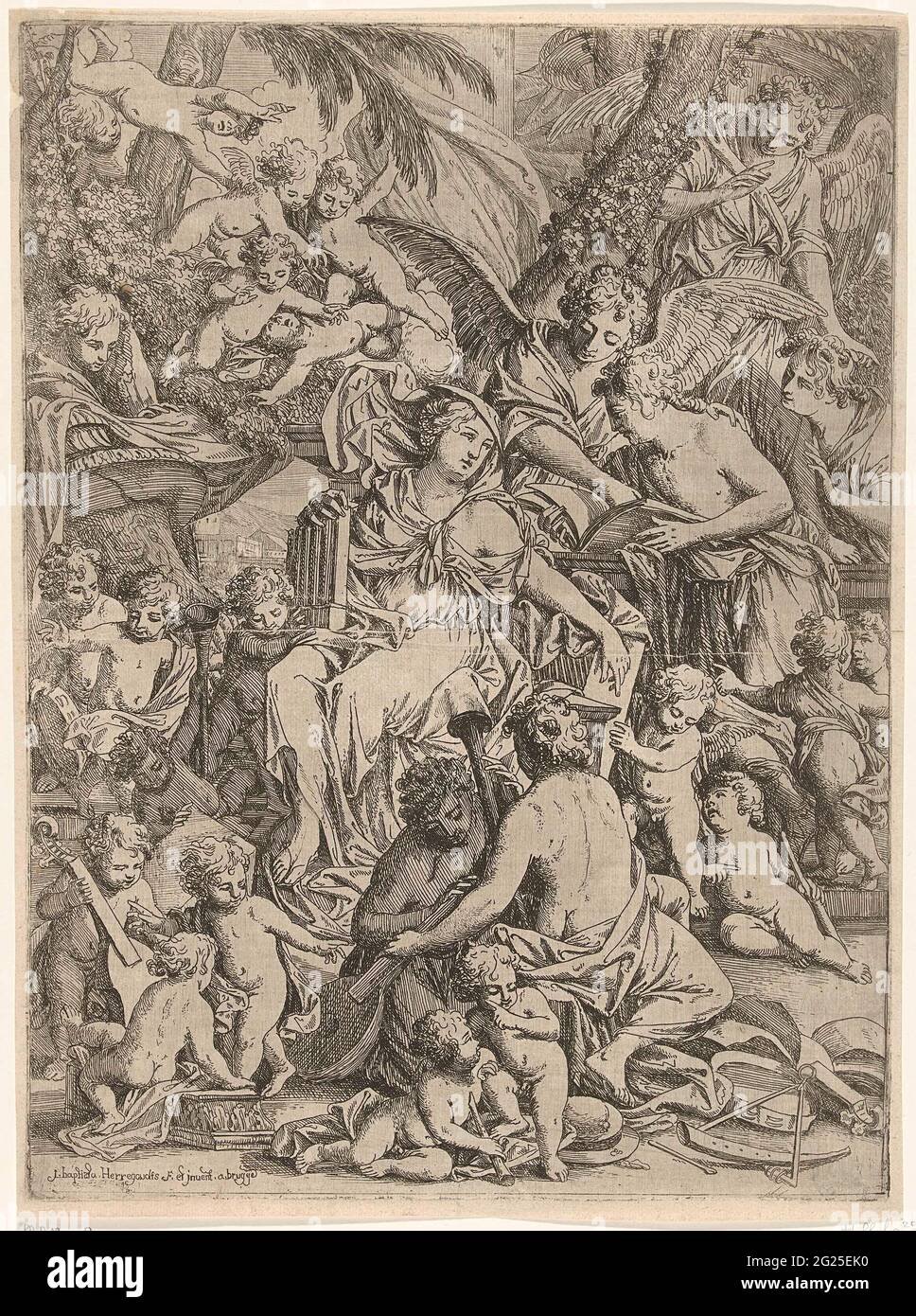 Holy cecilia playing organ hi-res stock photography and images - Alamy