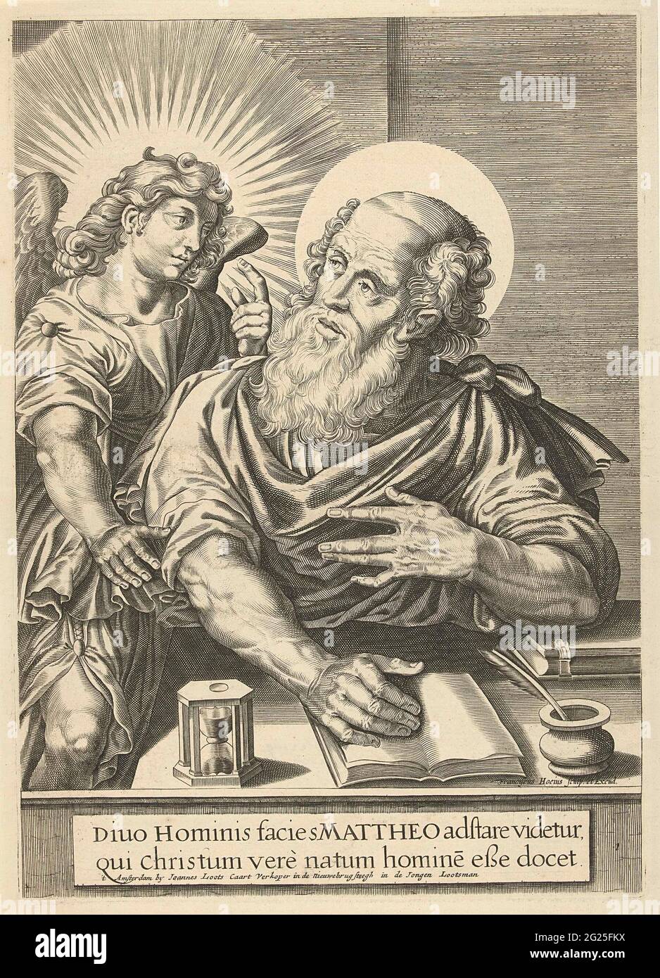 Matthew the evangelist; The four evangelists. The Evangelist Matthew ...