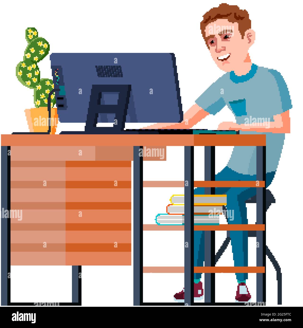 Computer composite person Stock Vector Images - Alamy