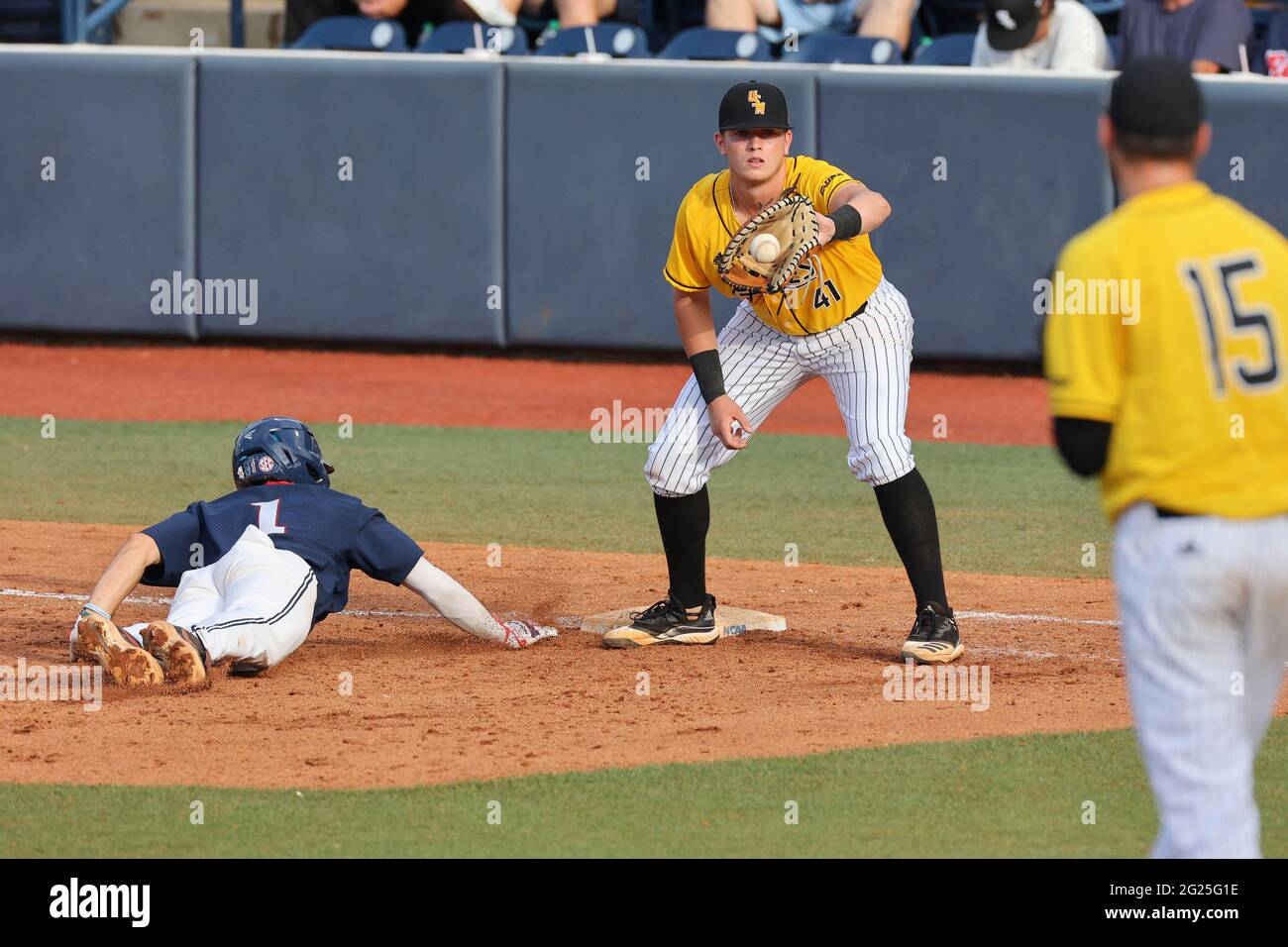 June 07, 2021: during the NCAA Baseball Regional championship game ...