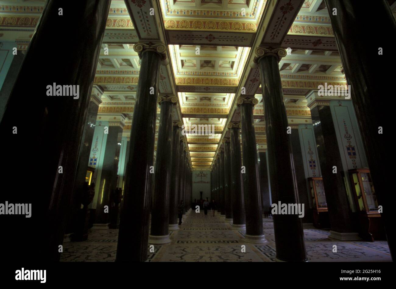 The Interior Of The Greek Hall , The State Hermitage Museum, Saint ...