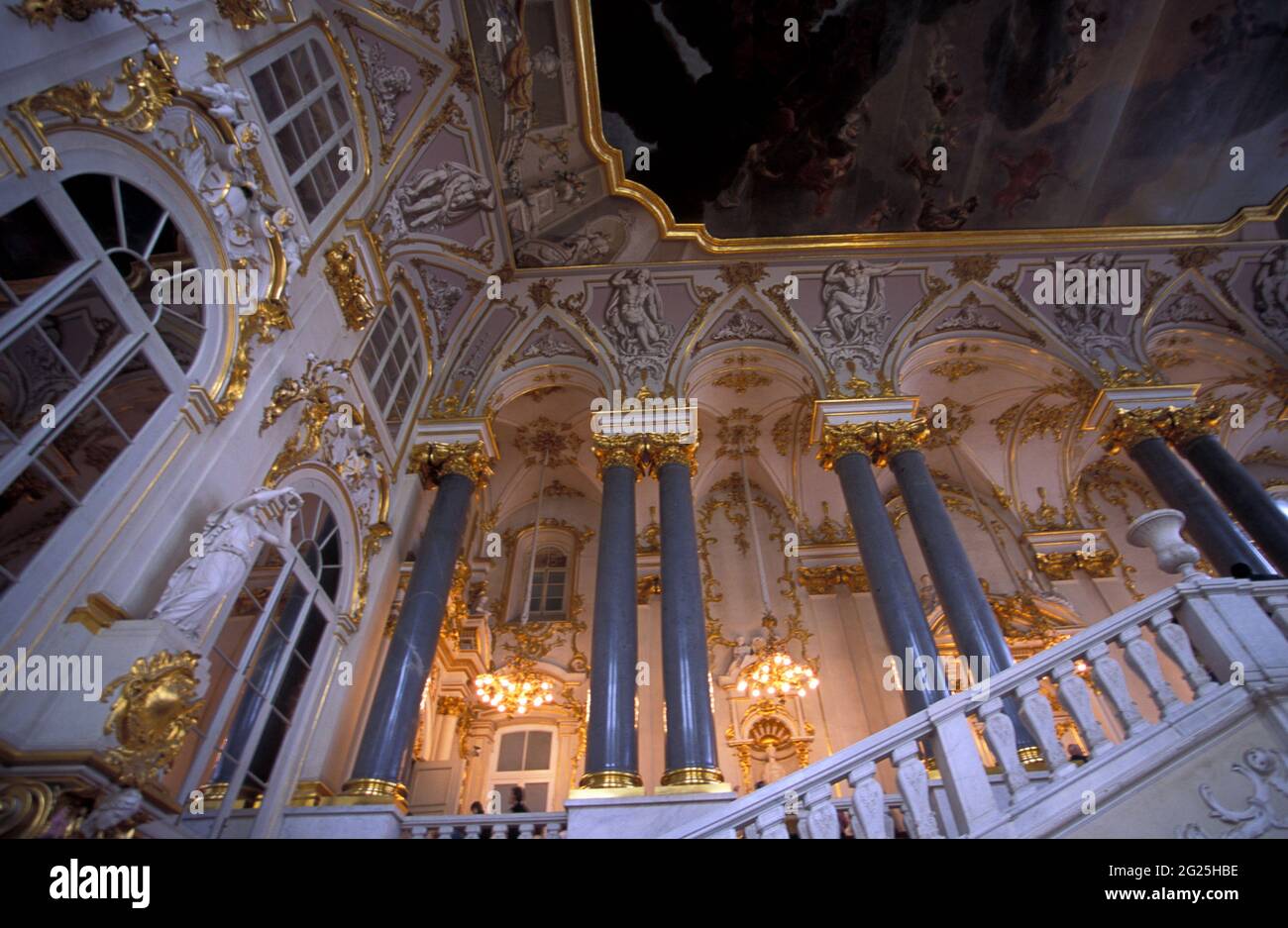Jordan Staircase, Winter Palace, The State Hermitage Museum, Saint ...