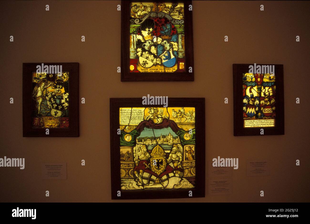 Stained glass window, The State Hermitage Museum, Saint Petersburg ...