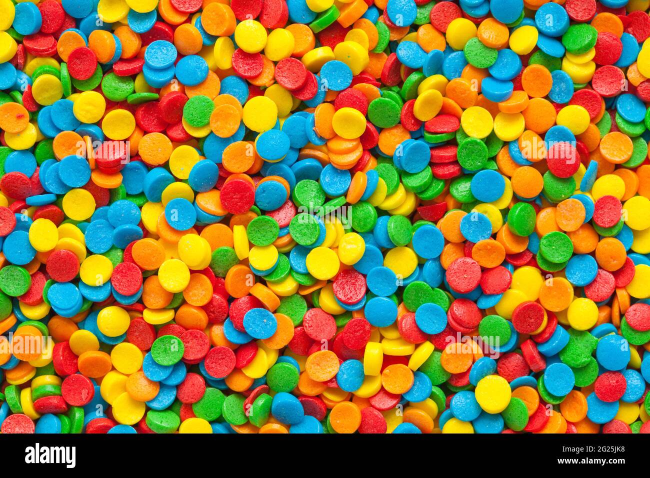 Pile of Round Sprinkles Stock Photo - Alamy