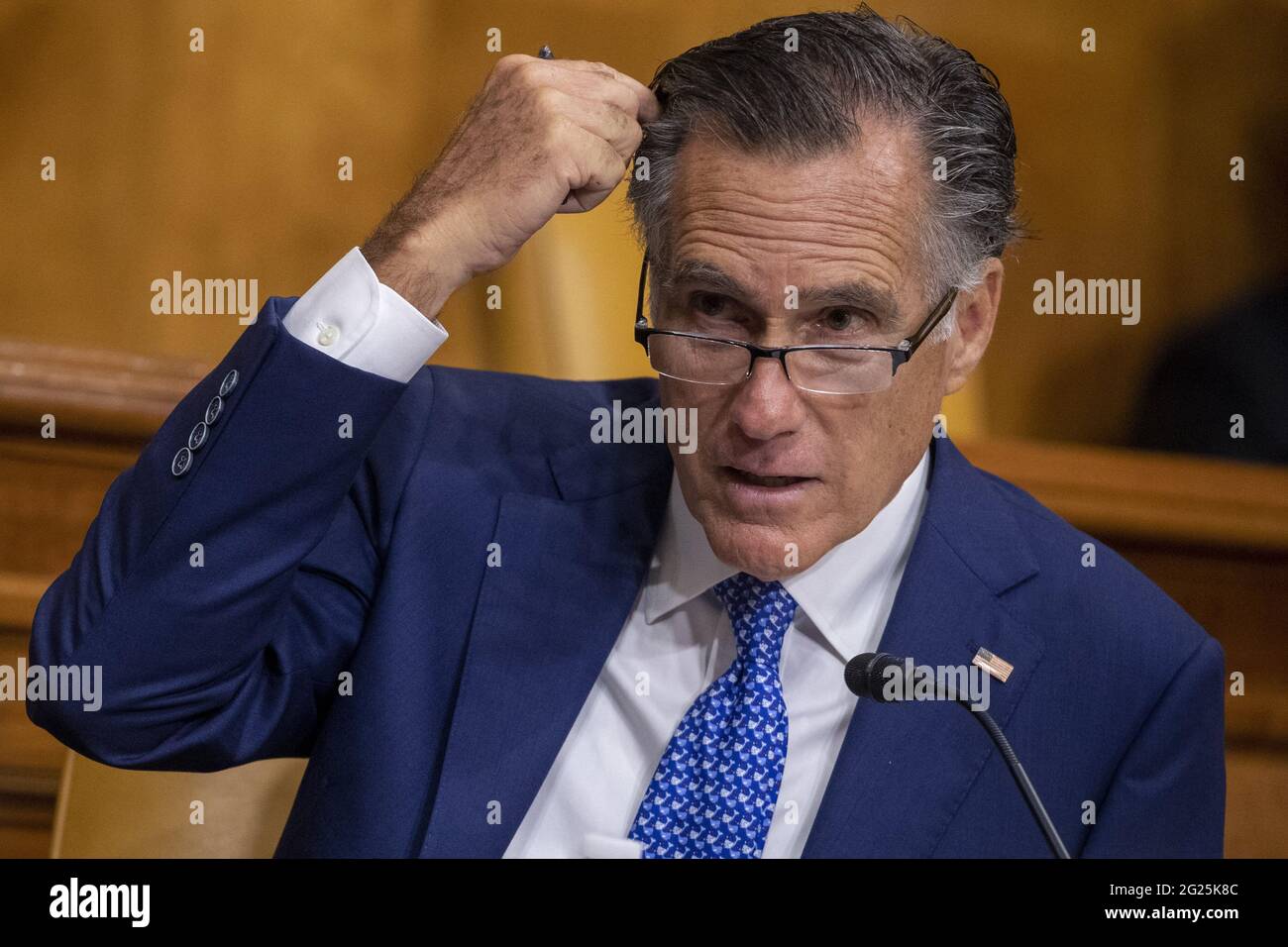 Republican Senator from Utah Mitt Romney questions Acting Director of ...