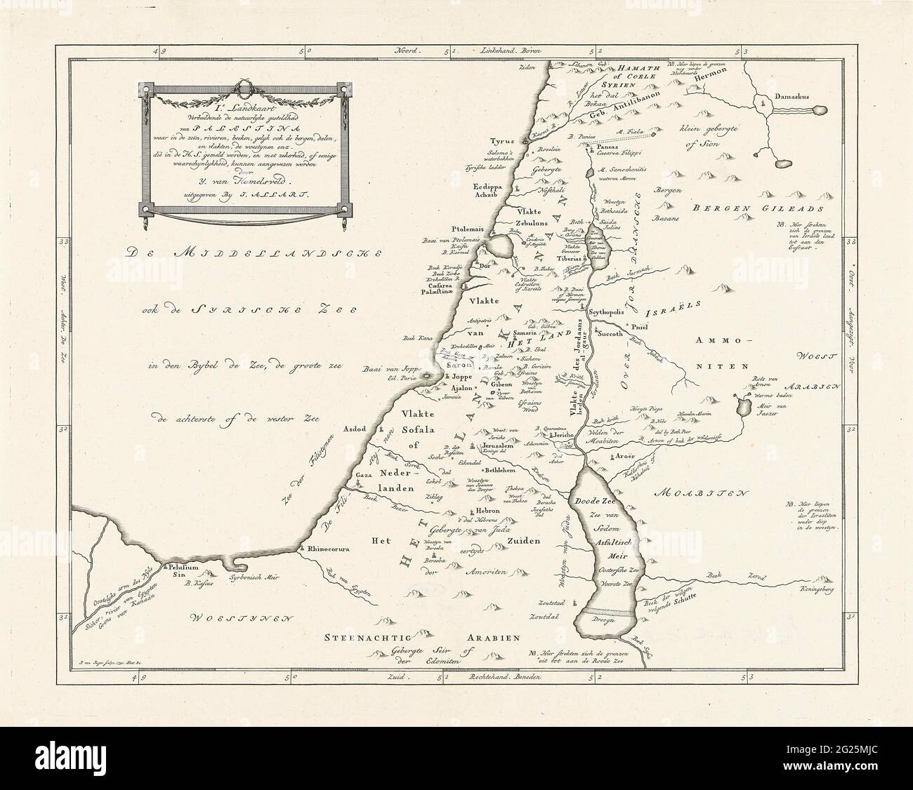 Map of Palestine; IE map Distributing the natural state of Palestine ...