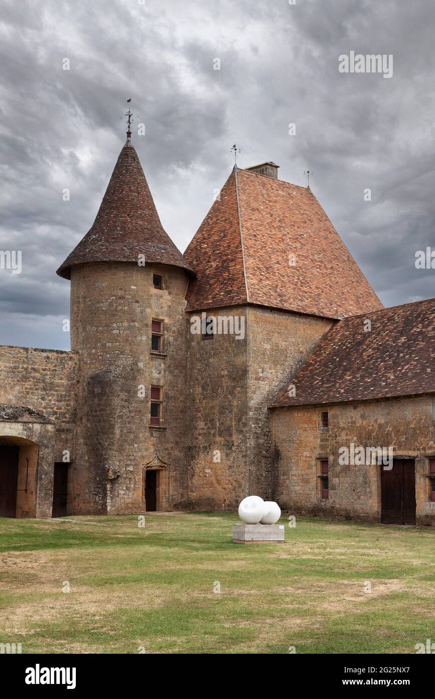 Bridoire Castle, Aquitaine, France Stock Photo - Alamy