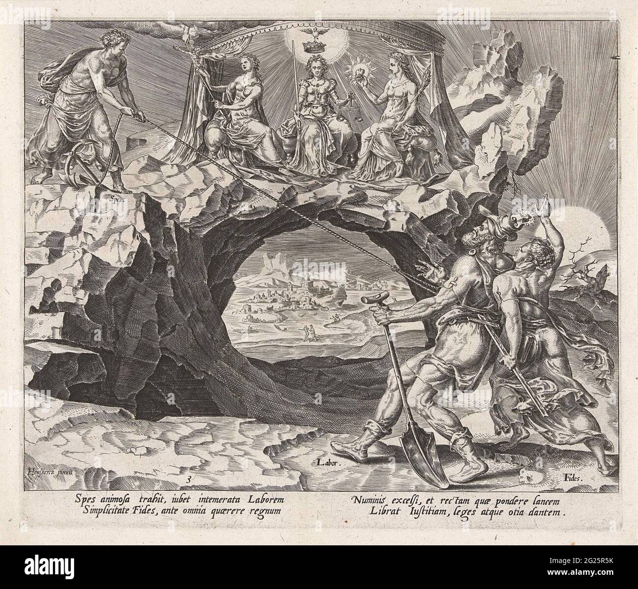 Faith and hope bring the worker to godly; Rewards for labor and trout ...