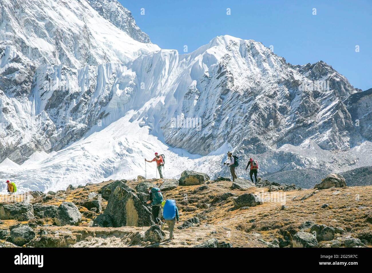Everest climbers base camp hi-res stock photography and images - Alamy