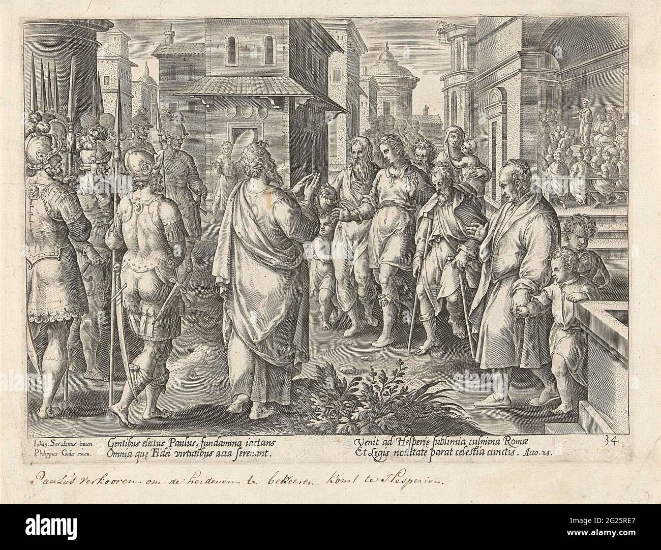 Paul proclaims the doctrine of Christ in Rome; Acts of the Apostles ...