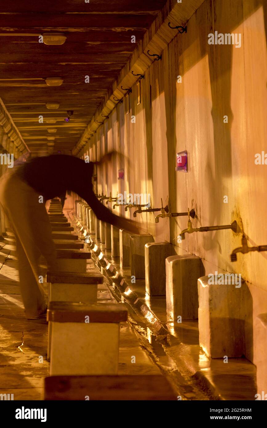 Wudu area for ablutions mosque hi-res stock photography and images - Alamy