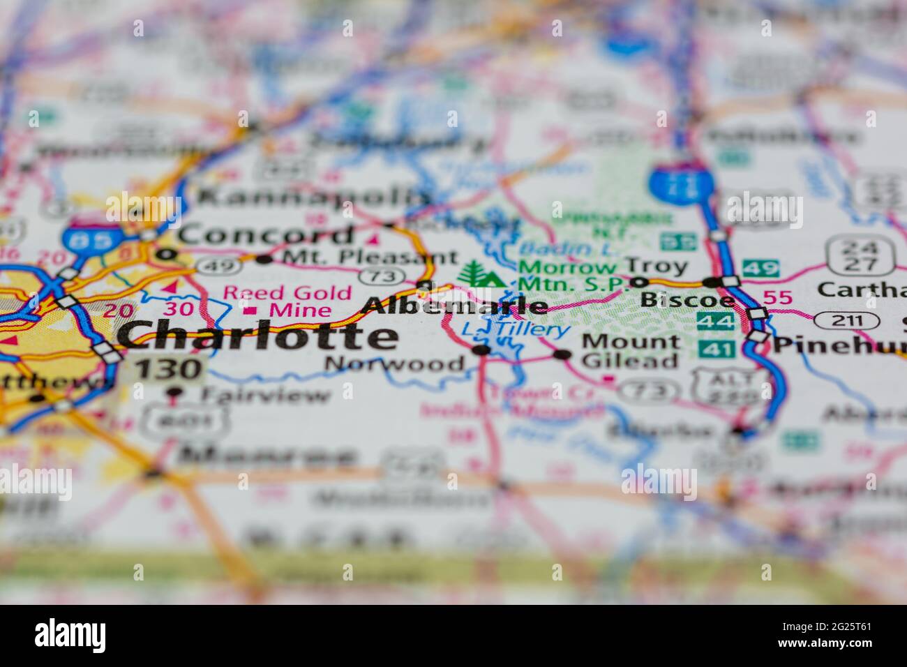 Map of albemarle hi-res stock photography and images - Alamy