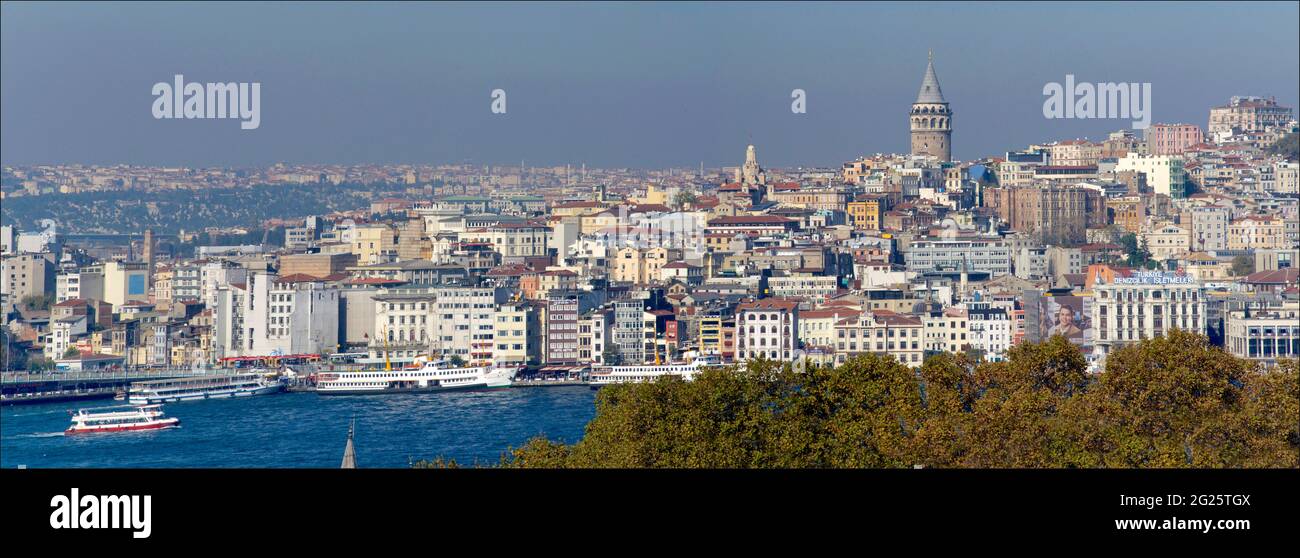 Panoramic view of constantinople hi-res stock photography and images ...