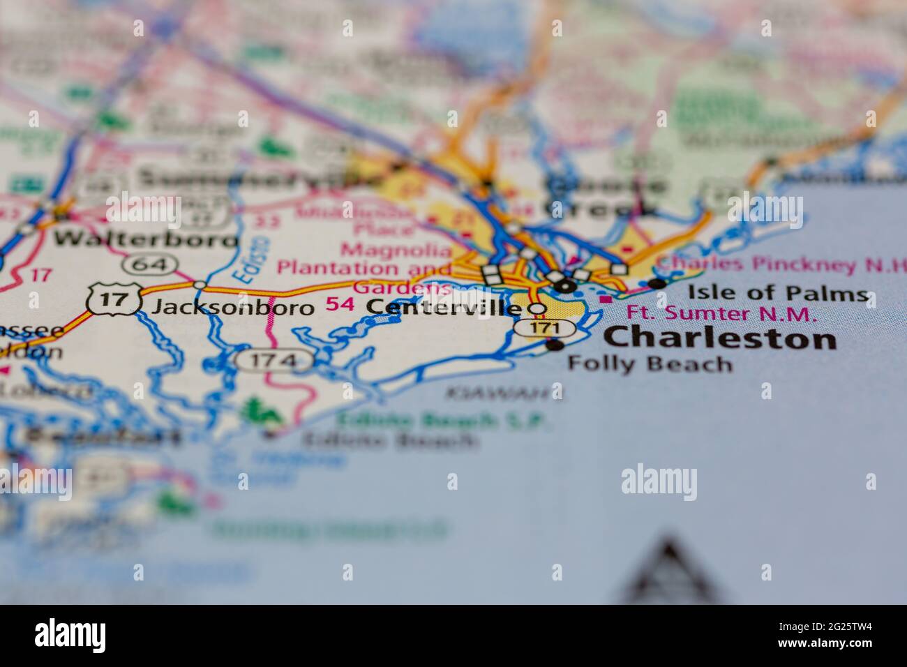Map of centerville hi-res stock photography and images - Alamy