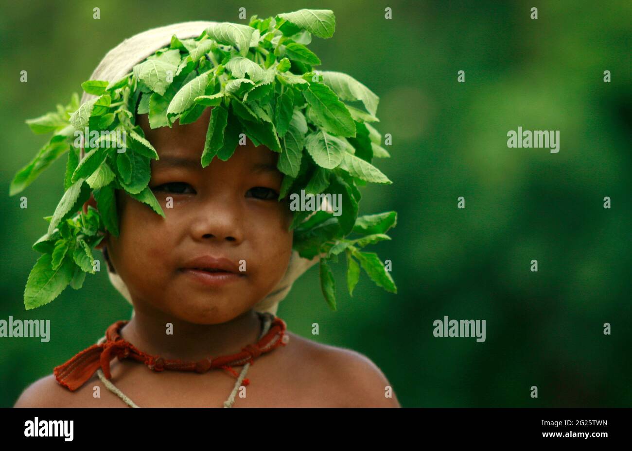 A child from an ethnic community, in Bandarban, one of the hill ...