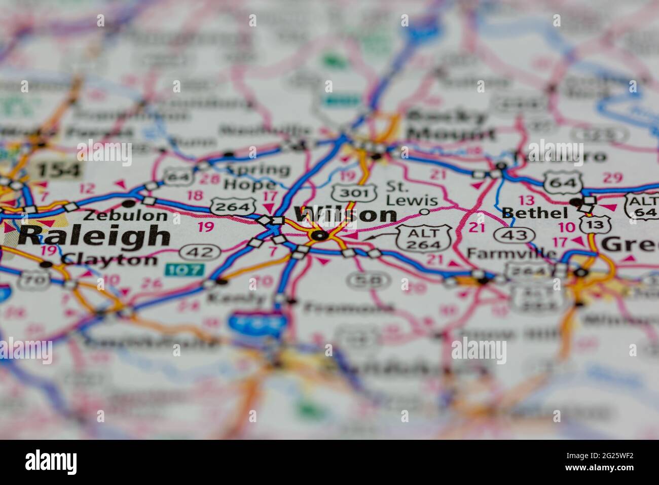 Wilson south carolina map hi-res stock photography and images - Alamy