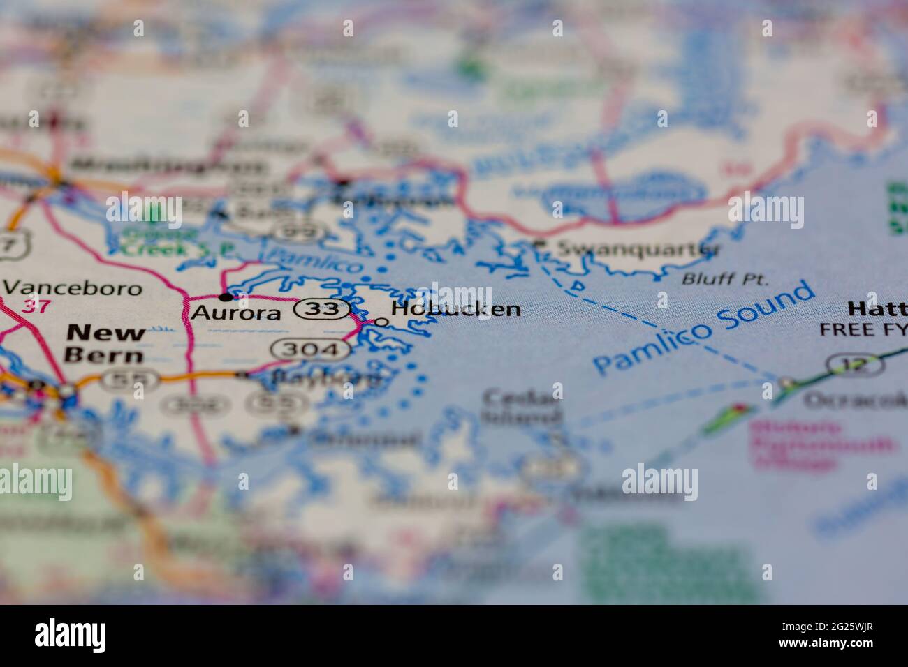 Holbucken map hi-res stock photography and images - Alamy