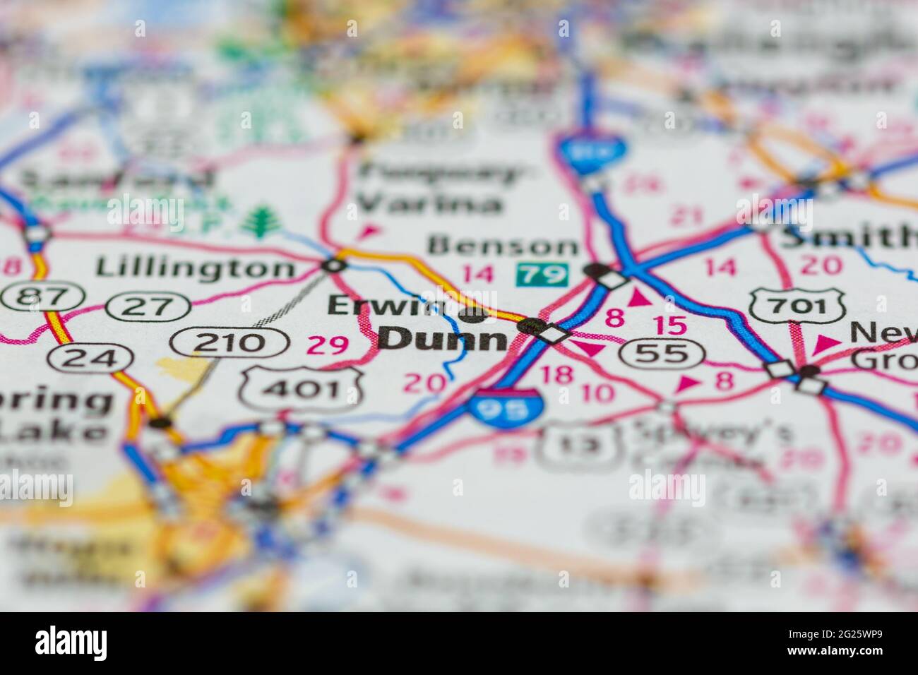 Dunn south carolina map hi-res stock photography and images - Alamy