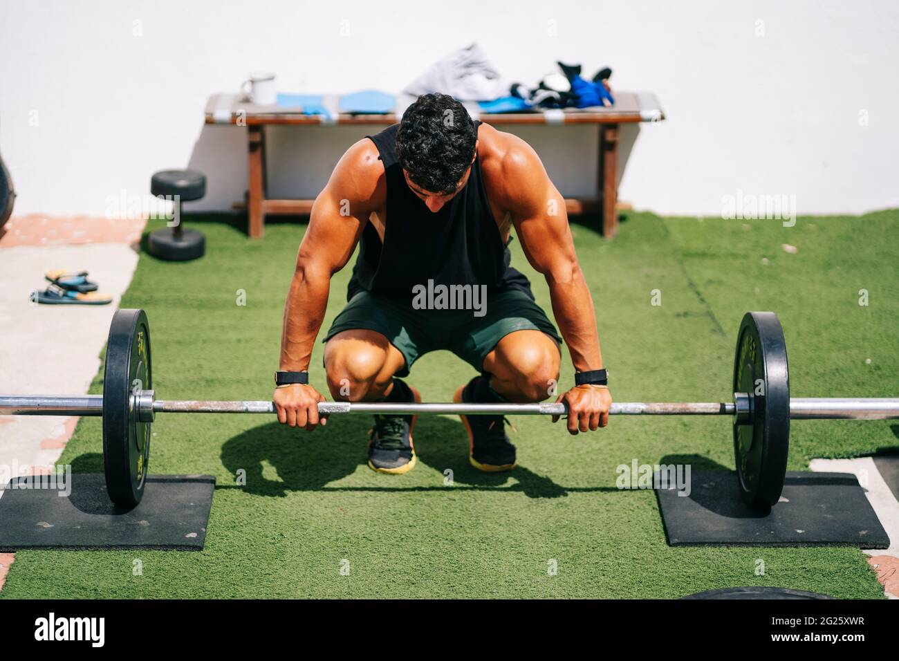 Outdoor prison gym hi-res stock photography and images - Alamy