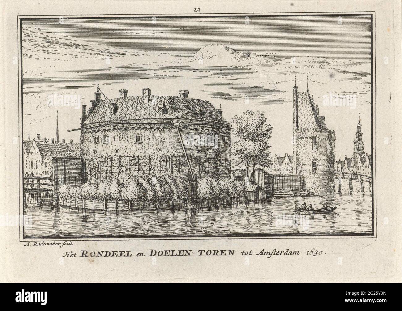 The rondeel and target tower; The Rondeel and Doelen-Tower to Amsterdam ...