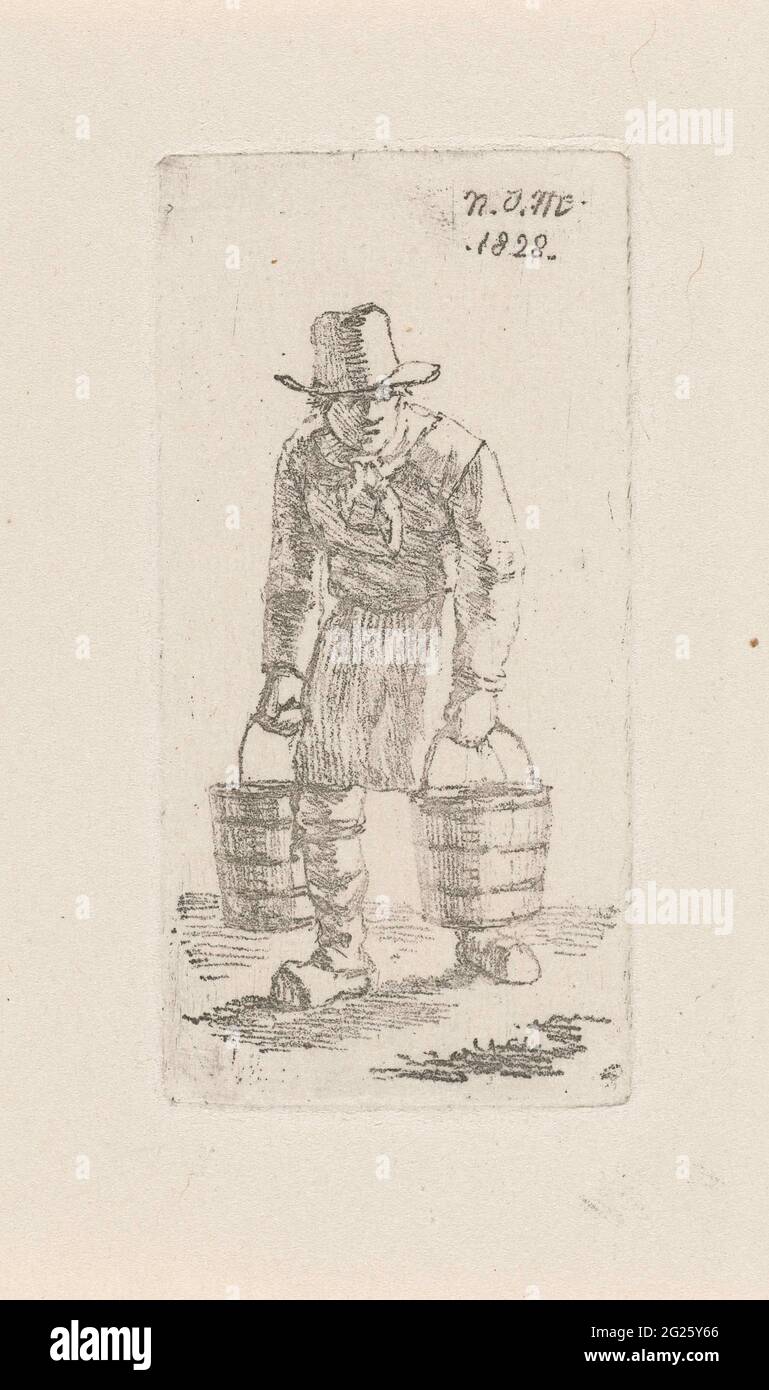 Man carrying buckets water hi-res stock photography and images - Alamy
