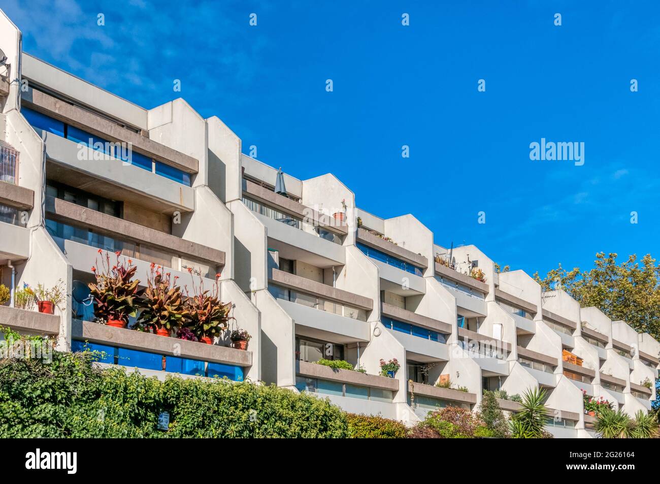 The 1970s Whittington Estate in Camden, North London, designed by Peter ...