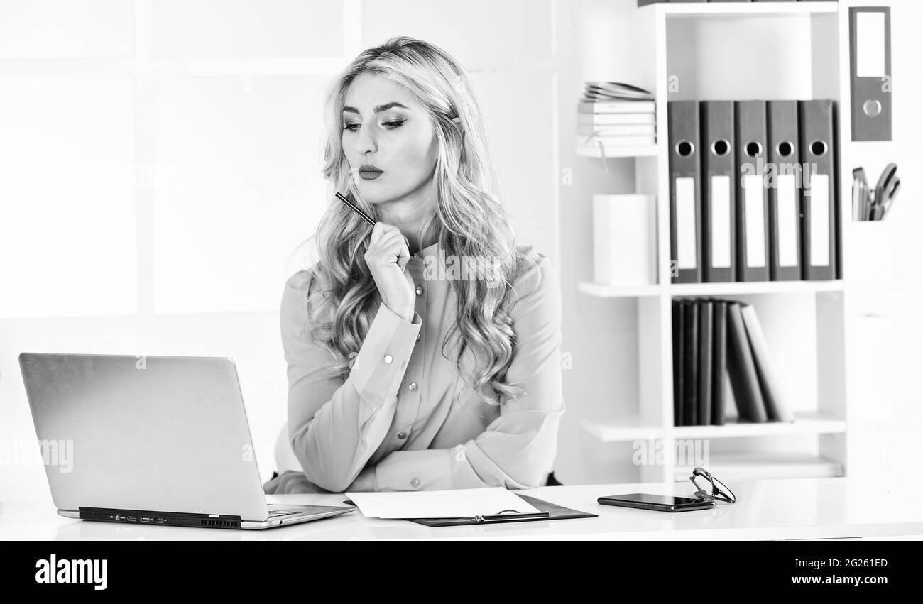 Insurance girl Black and White Stock Photos & Images - Alamy