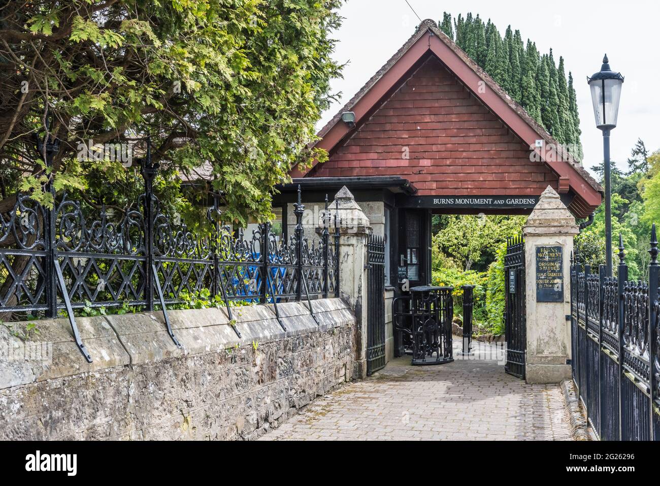 Robert burns memorial gardens calendars hi-res stock photography and ...