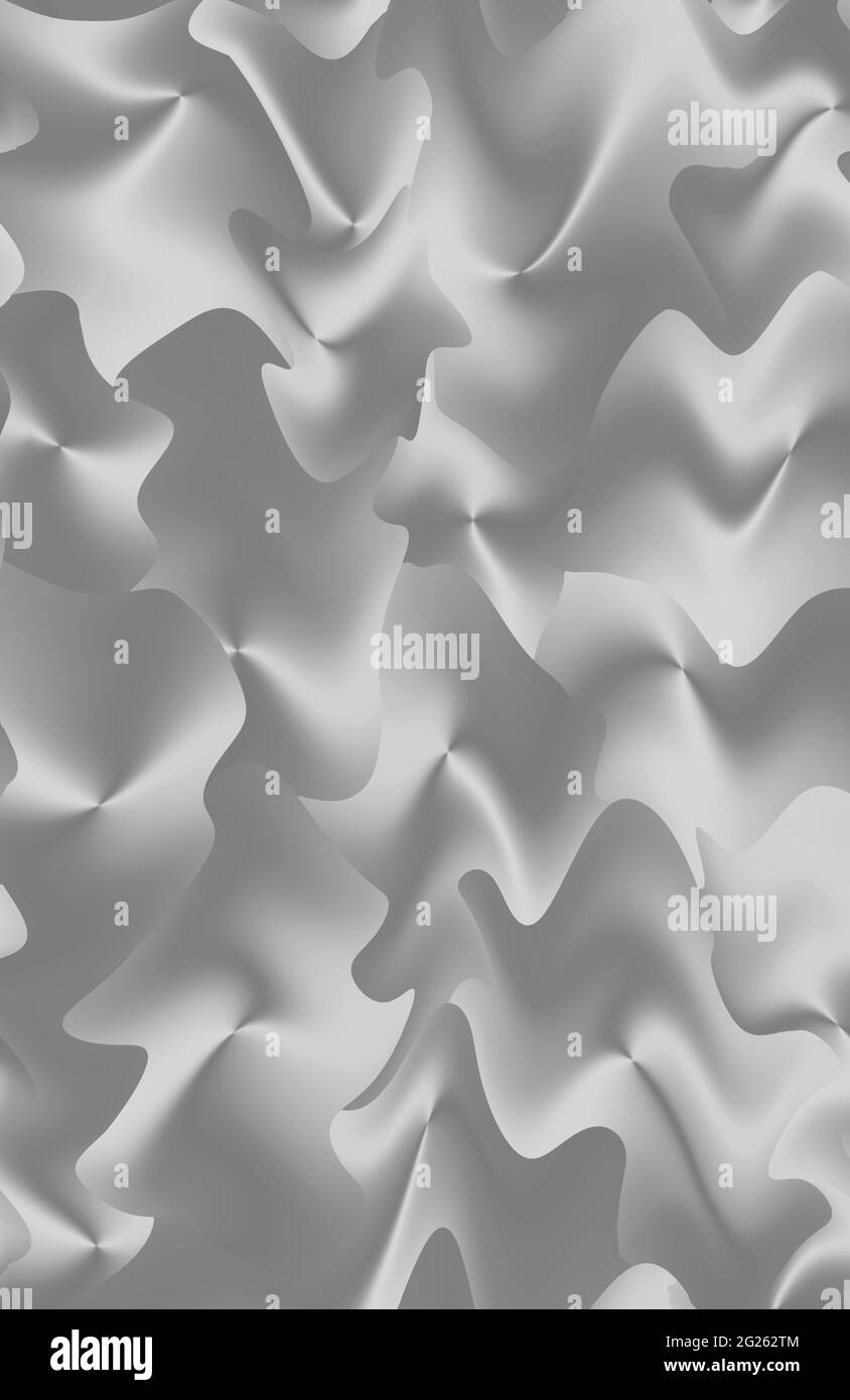 Metallic gray futuristic wavy pattern for abstract background Stock ...
