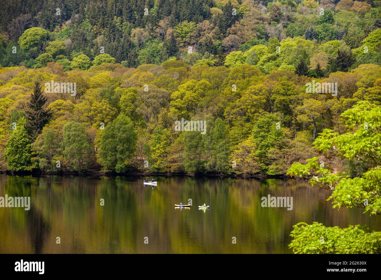 Beautiful views of River Tummel (Loch Faskally) from Fonab Castle ...