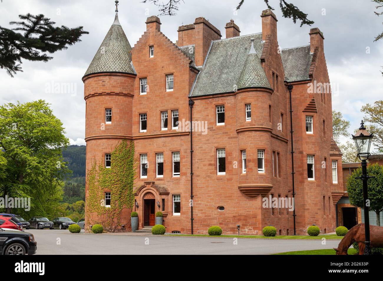 Fonab Castle, Pitlochry, UK Stock Photo - Alamy