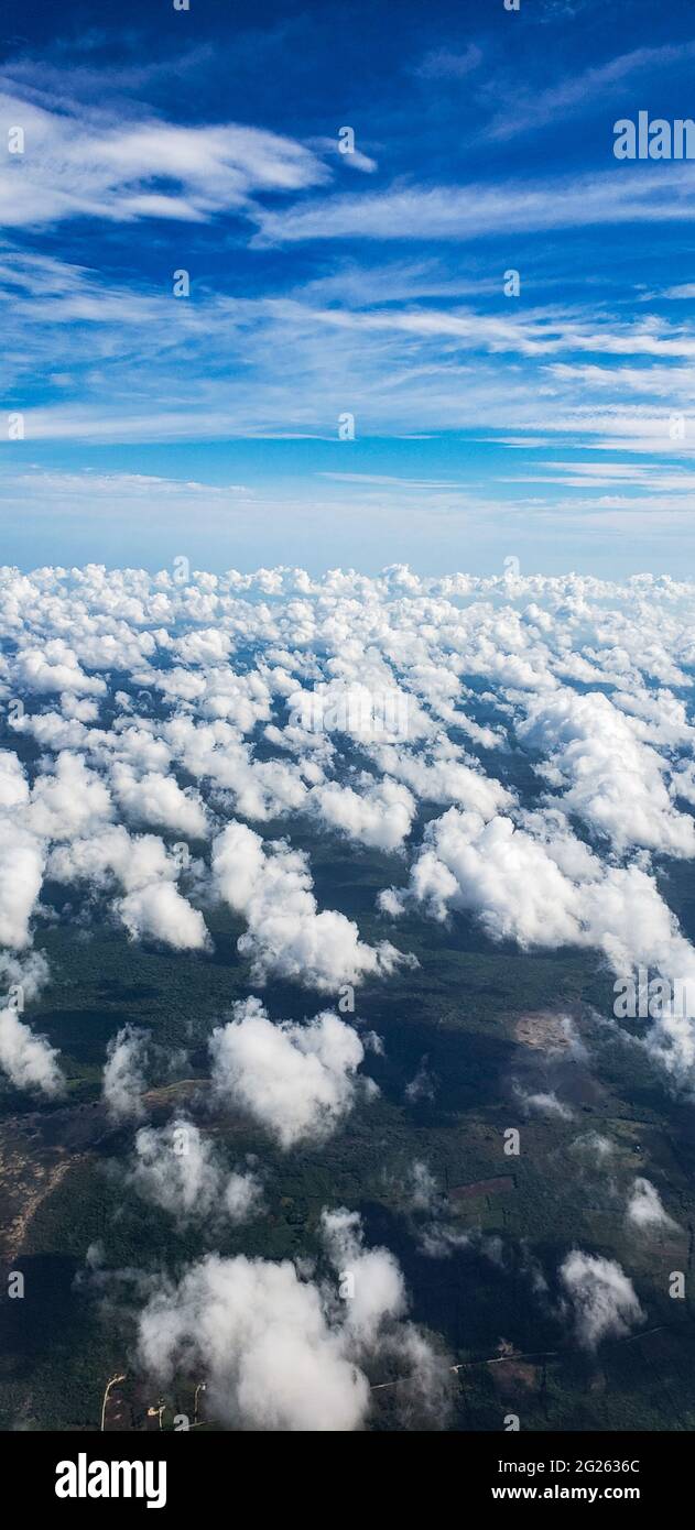 Aerial view of clouds Stock Photo - Alamy
