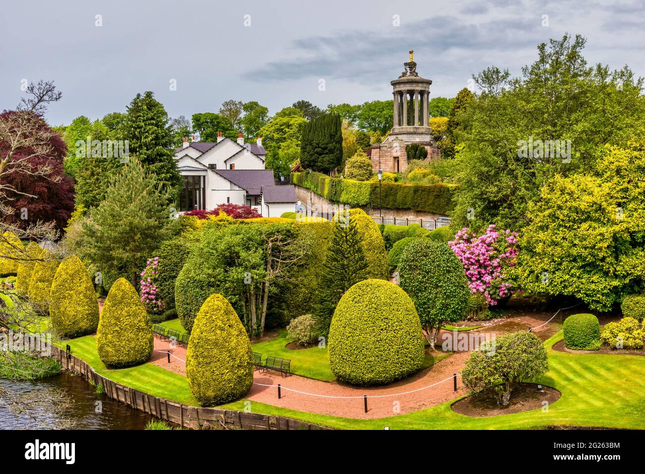 Robert burns memorial gardens calendars hi-res stock photography and ...