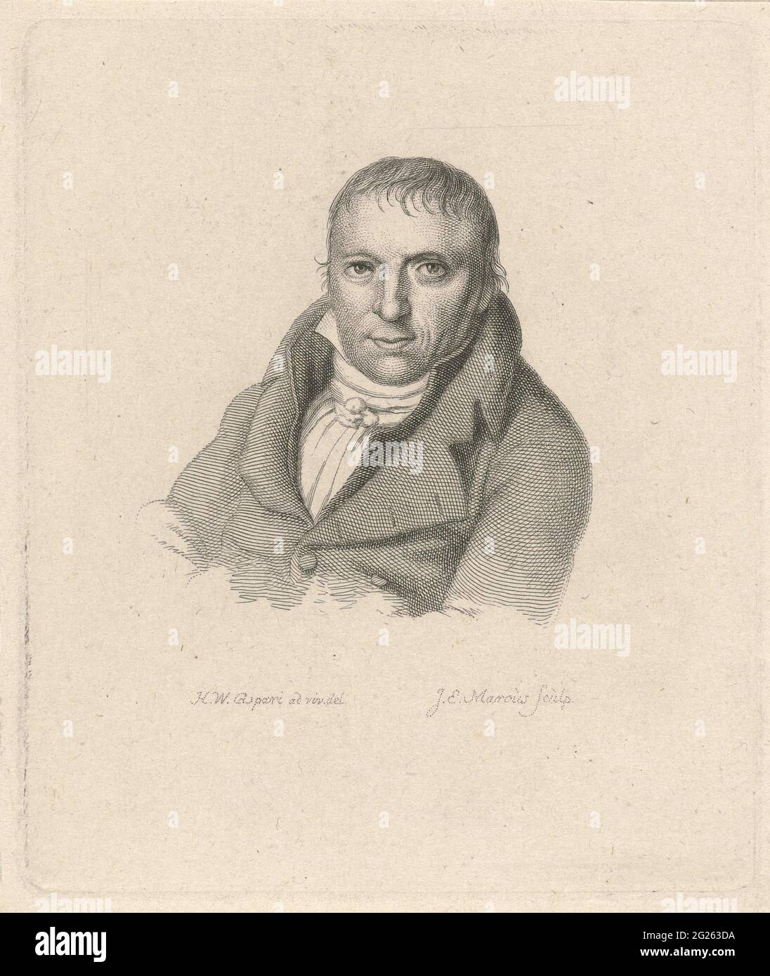 Portrait of Johannes Kinker Stock Photo - Alamy