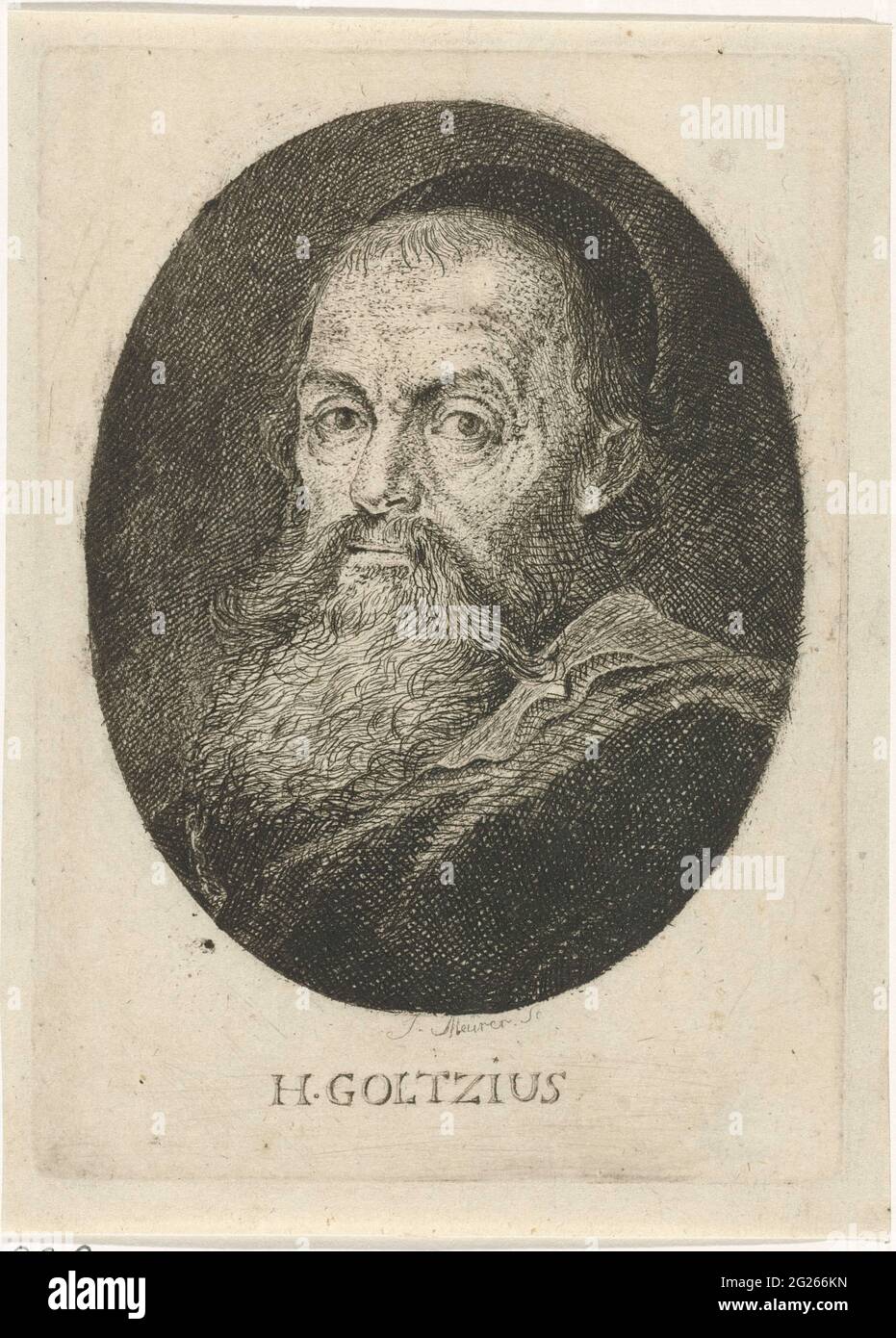 Portrait of artist Hendrick Goltzius Stock Photo - Alamy