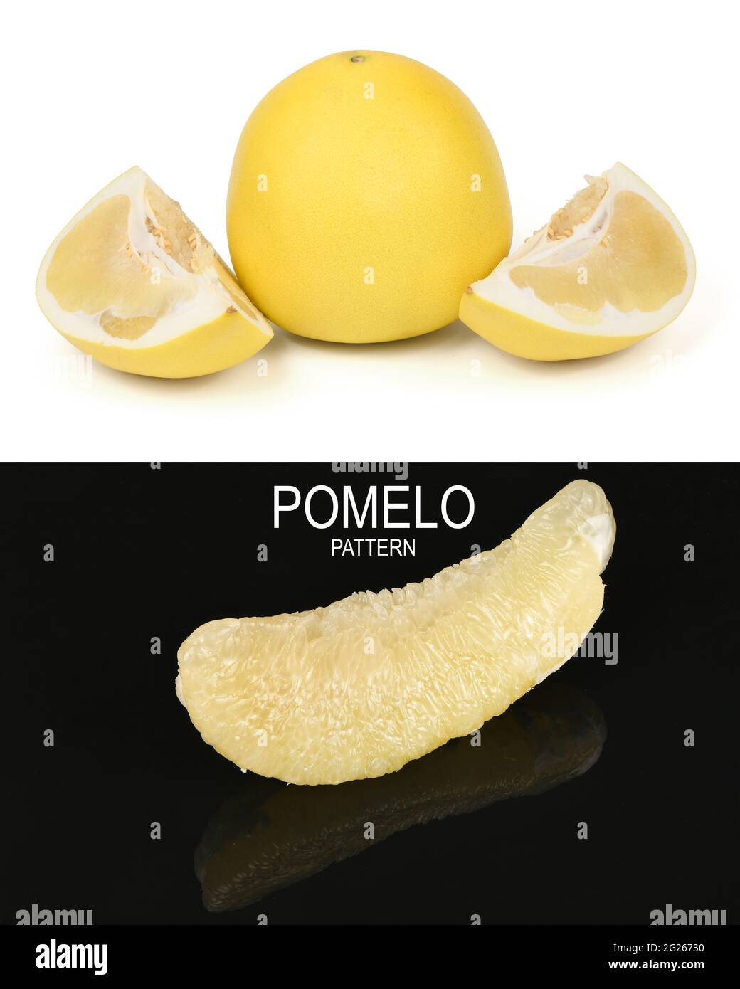 Creative layout made of pomelo. High resolution. Full depth of field ...