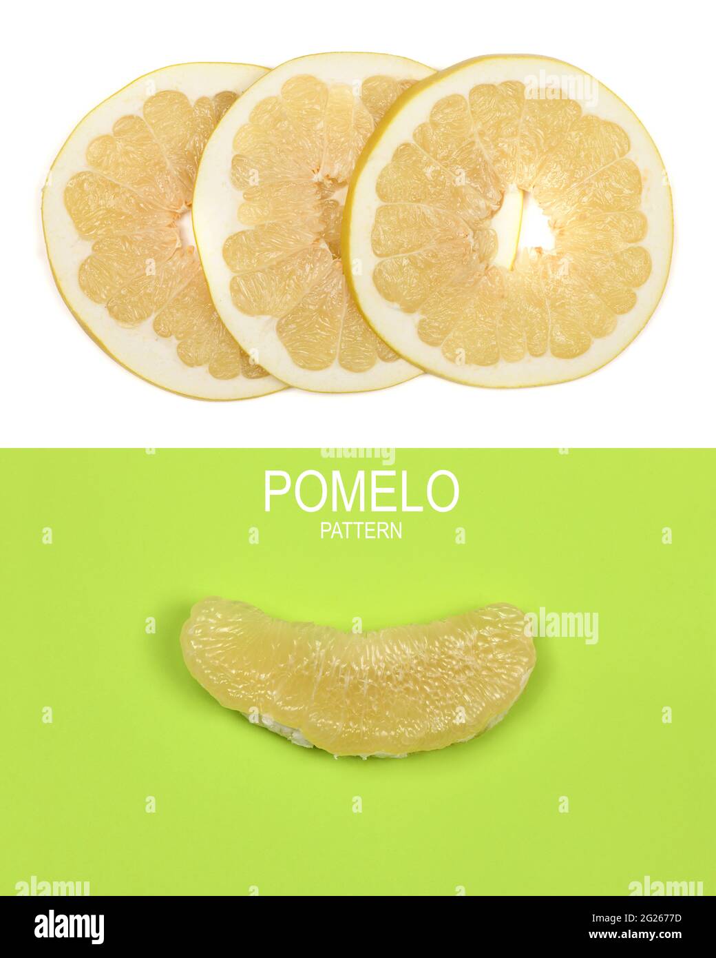Creative layout made of pomelo. High resolution. Full depth of field ...