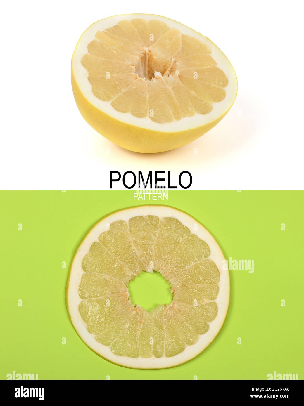 Creative layout made of pomelo. High resolution. Full depth of field ...