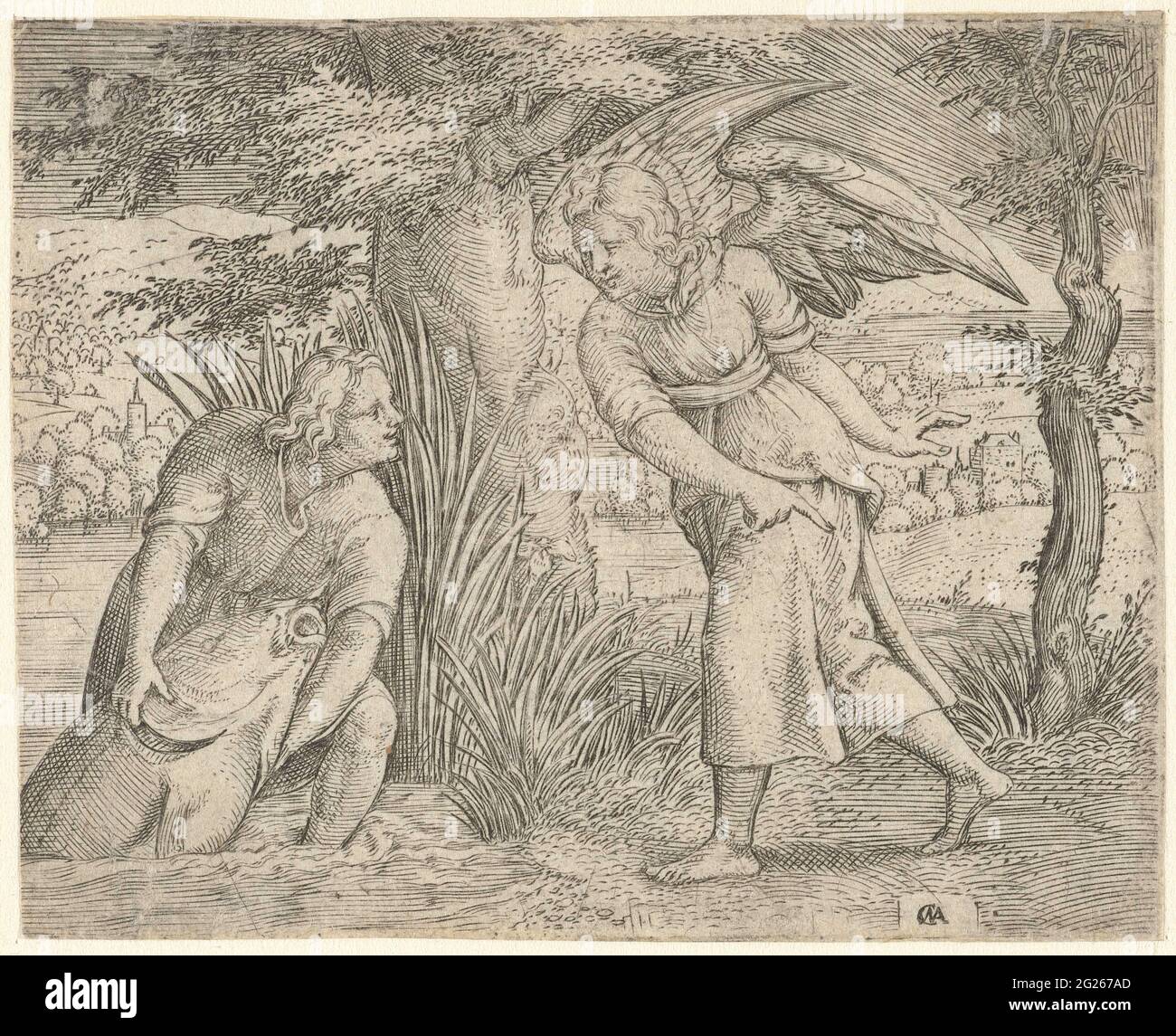 Tobias and the fish; History of Tobias. Tobias pulls the fish from the ...