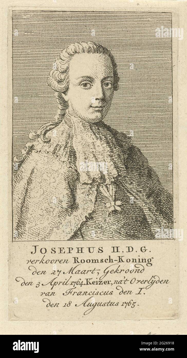 Portrait of german emperor Jozef II. Portrait of Jozef II, german ...