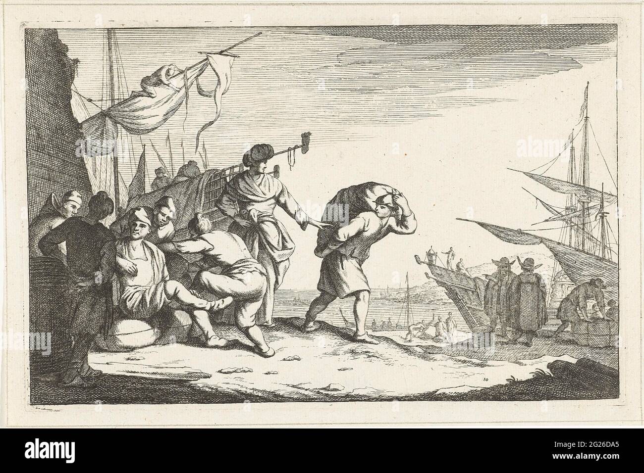 Conversing merchants italian ports hi-res stock photography and images ...