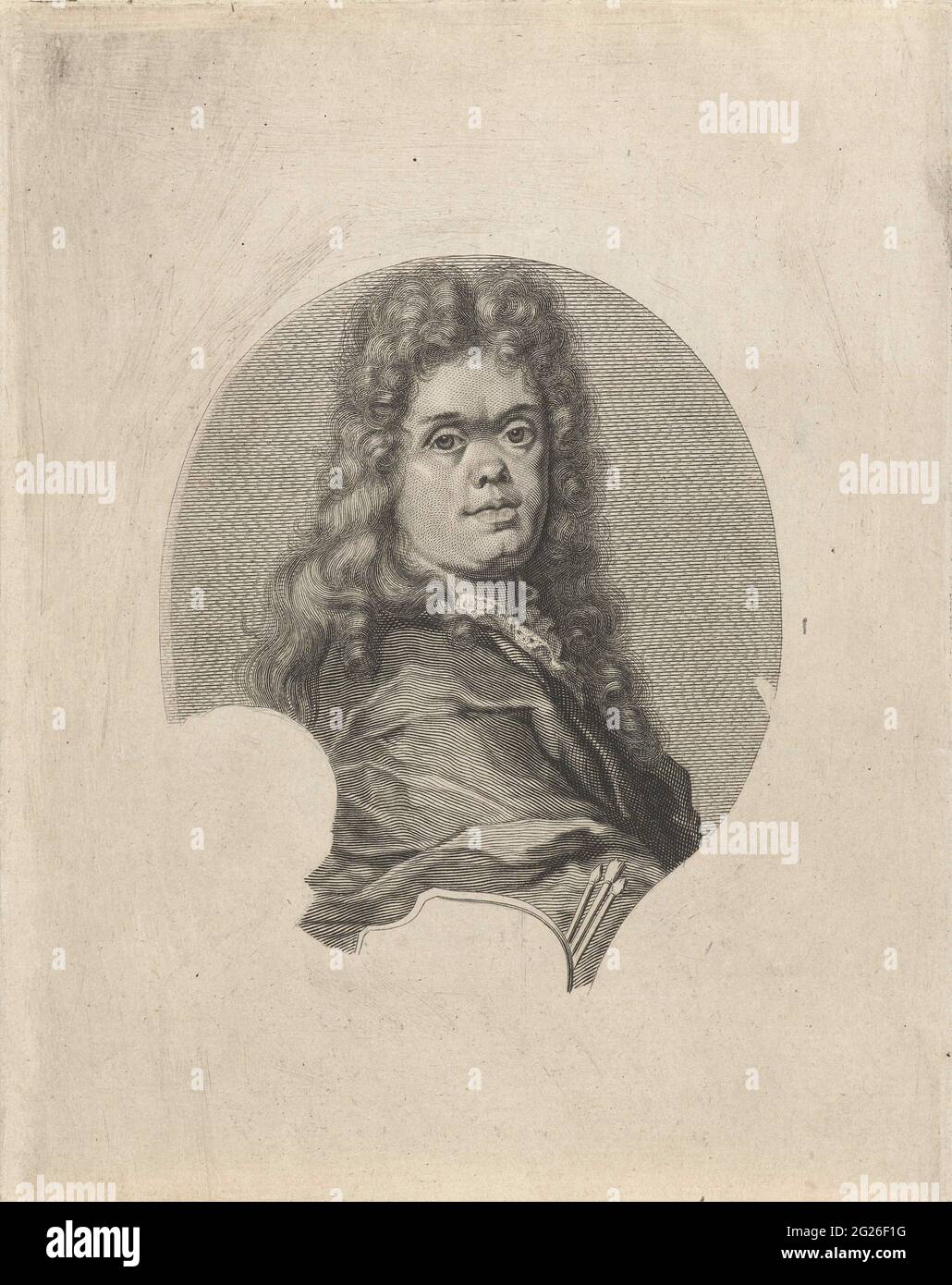 Portrait of Gerard de Lairesse. Gerard de Lairesse, a Liège print maker ...