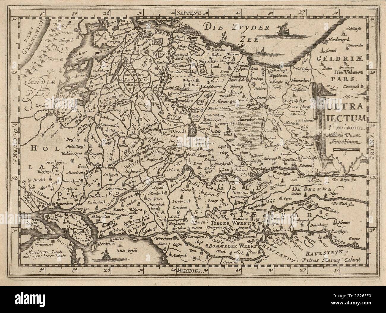 Zuiderzee map hi-res stock photography and images - Alamy