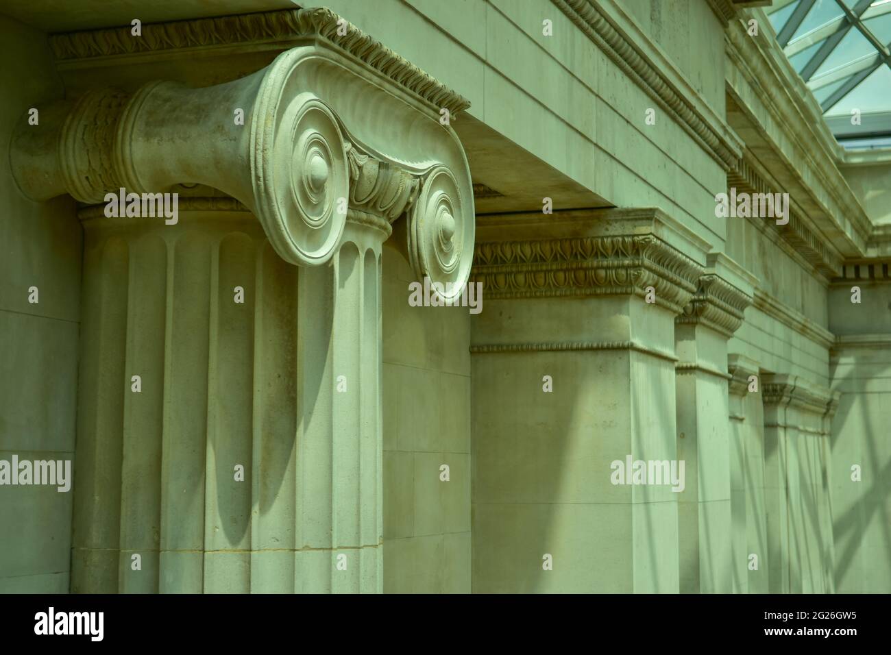 The great court of British Museum, London, one of the world's leading ...