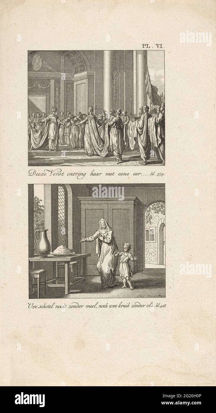 Visit of the Queen of Seba / Widow of Sarefat. Two biblical ...