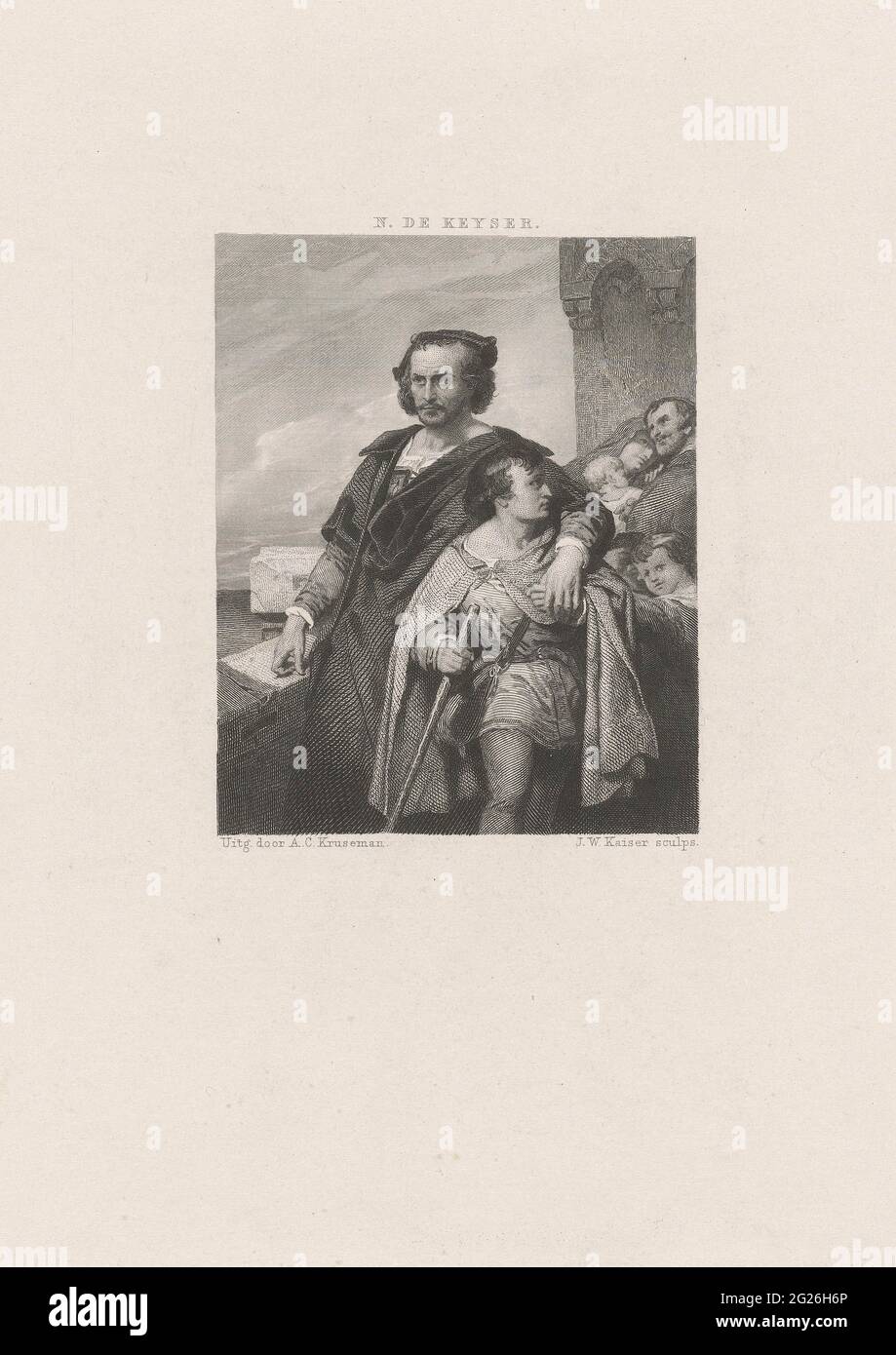 Christopher Columbus. Christopher Columbus takes a boy under his arm ...