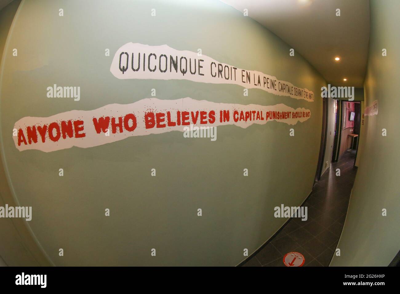 WALLED OFF HOTEL PARIS, BANKSY HOTEL Stock Photo - Alamy