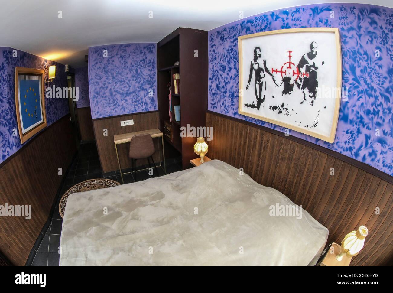 WALLED OFF HOTEL PARIS, BANKSY HOTEL Stock Photo - Alamy